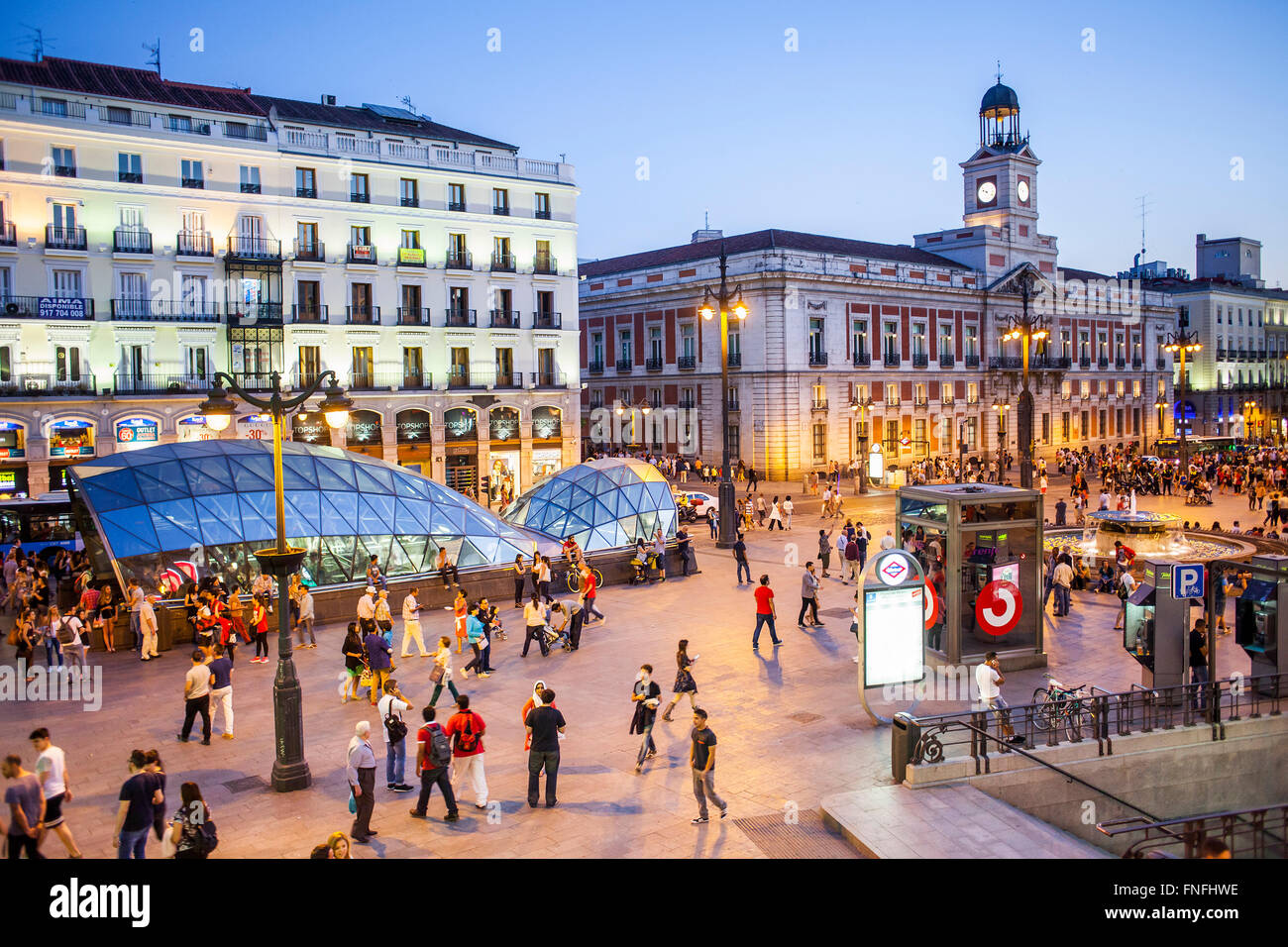 Puerta del Sol. Madrid. Spain Stock Photo - Alamy