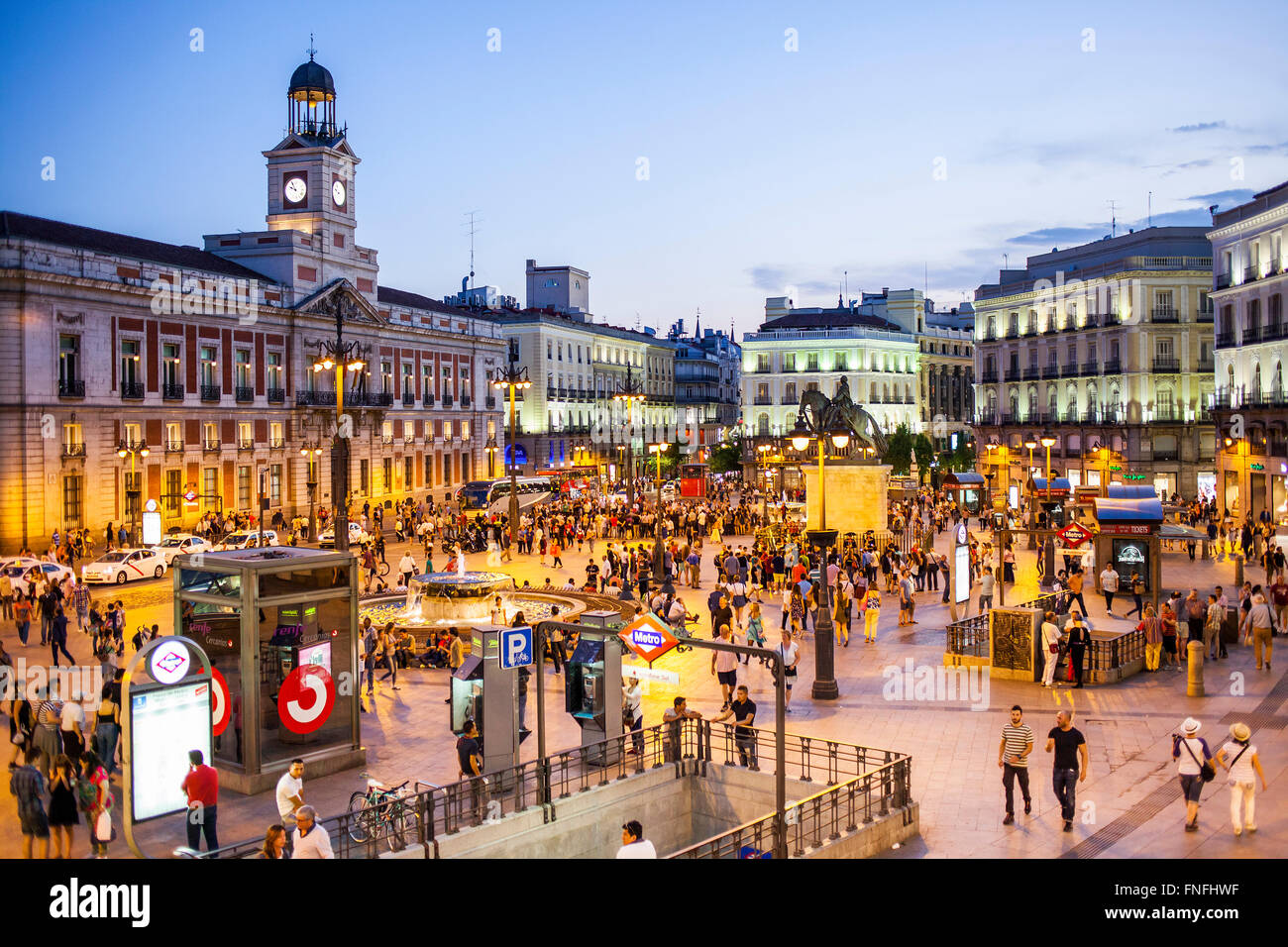 Puerta del Sol. Madrid. Spain Stock Photo - Alamy