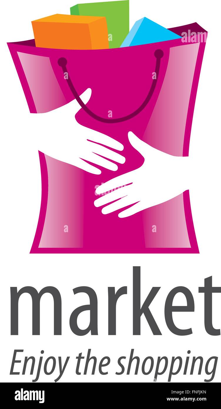 vector shopping logo Stock Vector Image & Art - Alamy