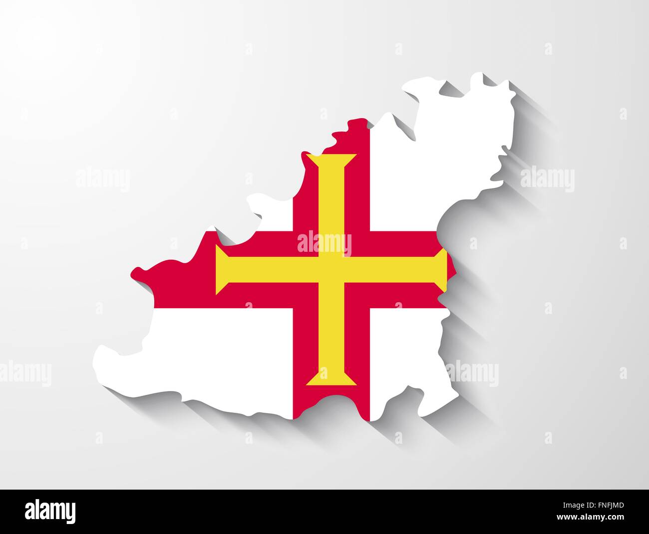 Outline map guernsey hi-res stock photography and images - Alamy