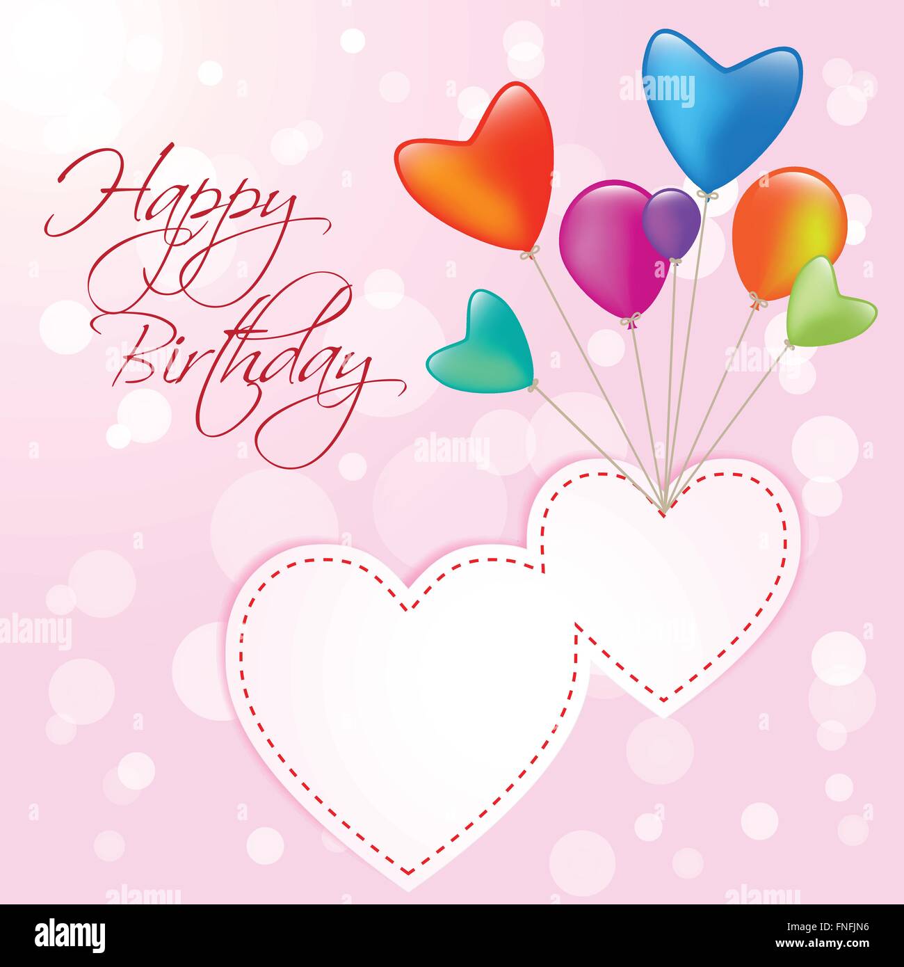 Happy birthday party balloon Stock Vector Images - Alamy