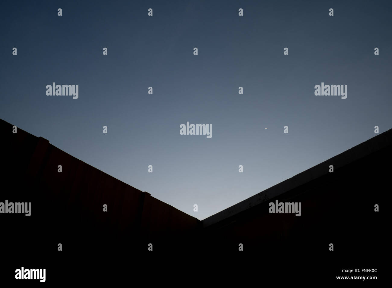 Evening sky colors Stock Photo - Alamy