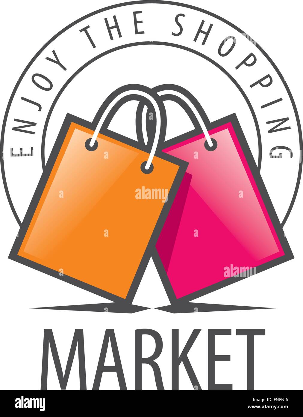 vector shopping logo Stock Vector Image & Art - Alamy