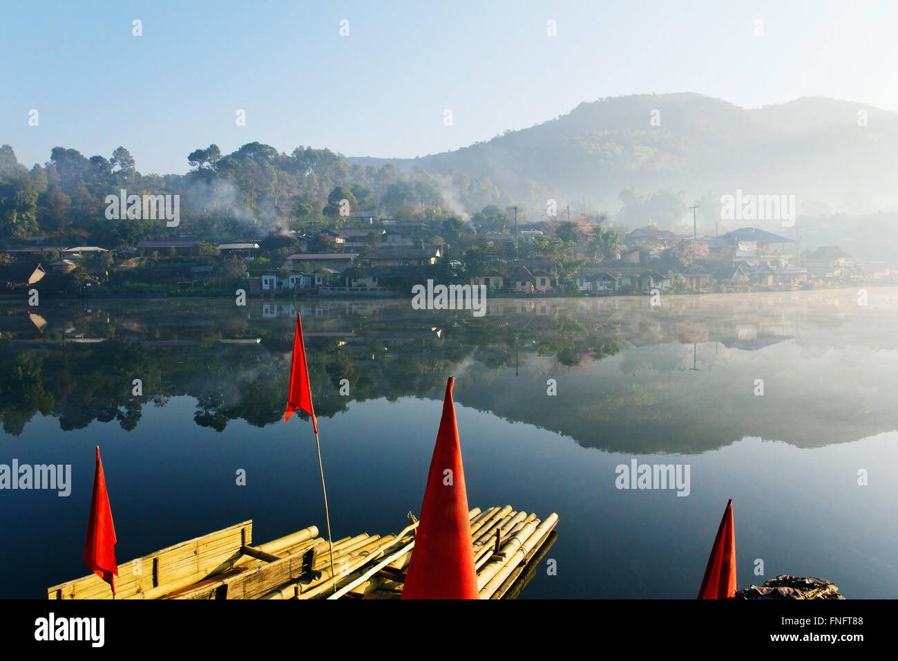 Ban Rak Thai (the Thai-loving village Stock Photo - Alamy