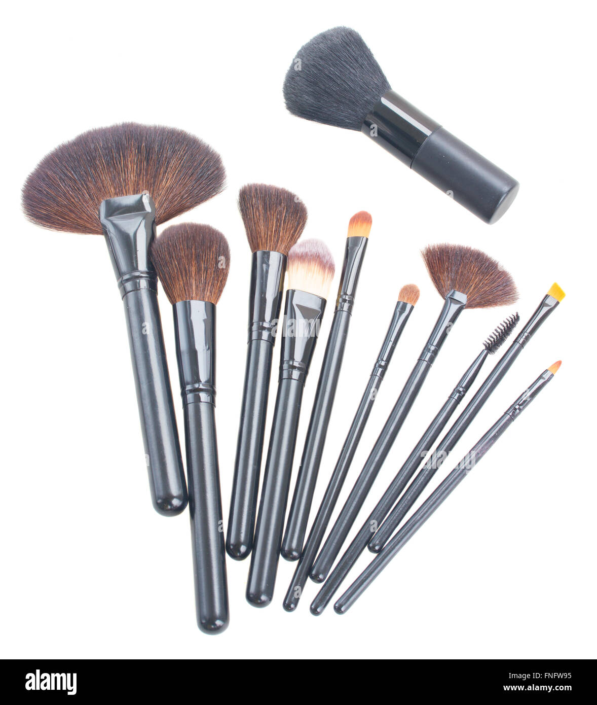 Color palette brushes up Cut Out Stock Images & Pictures - Alamy