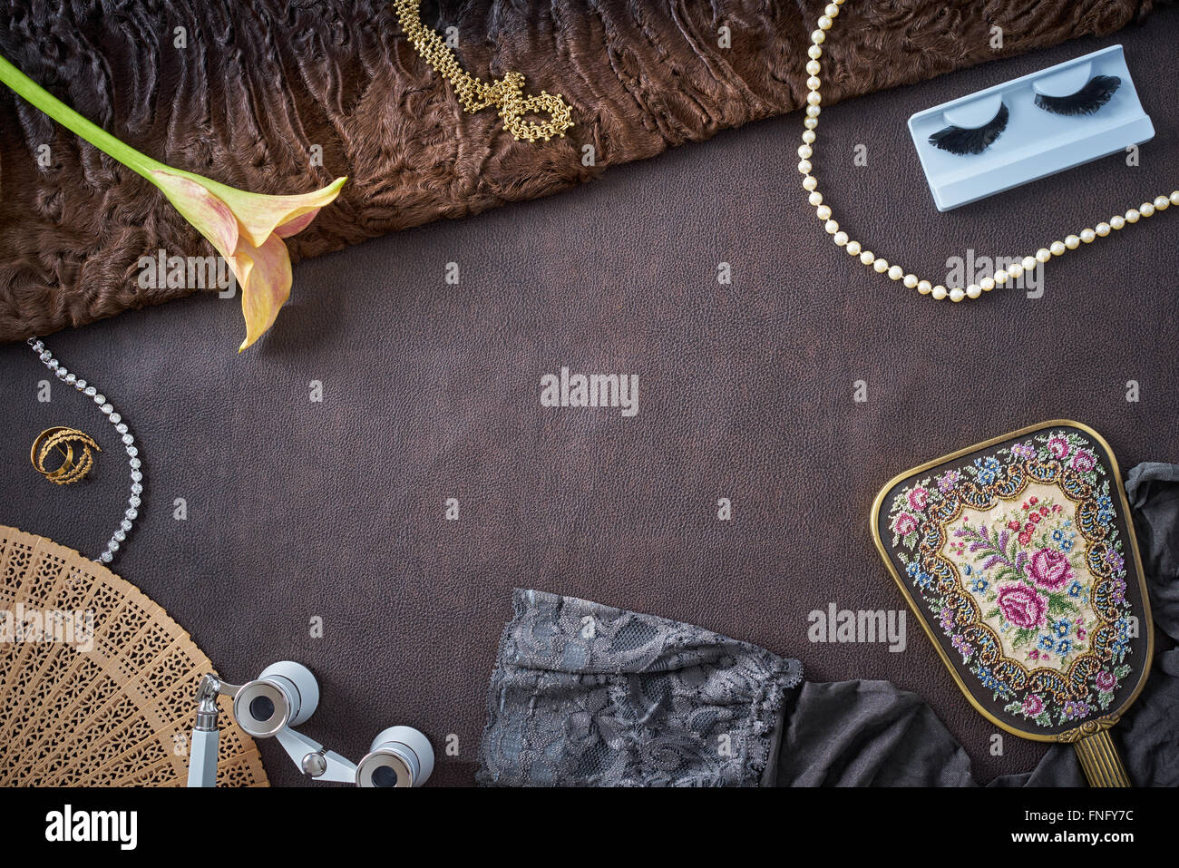 Feminine objects visit at the opera Stock Photo - Alamy