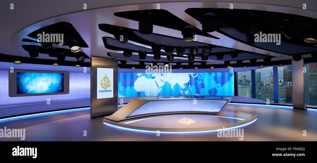 Al jazeera studio hi-res stock photography and images - Alamy