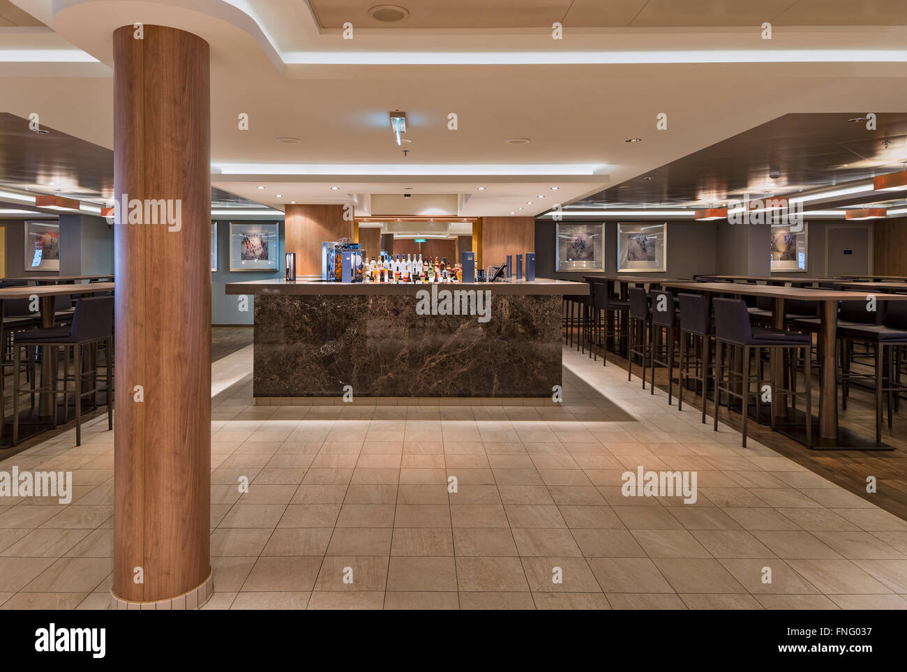Bar for the cafeteria style restaurant. Norwegian Cruise Ship – The ...
