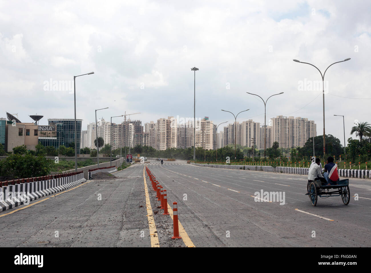 Modern housing noida india hi-res stock photography and images - Alamy