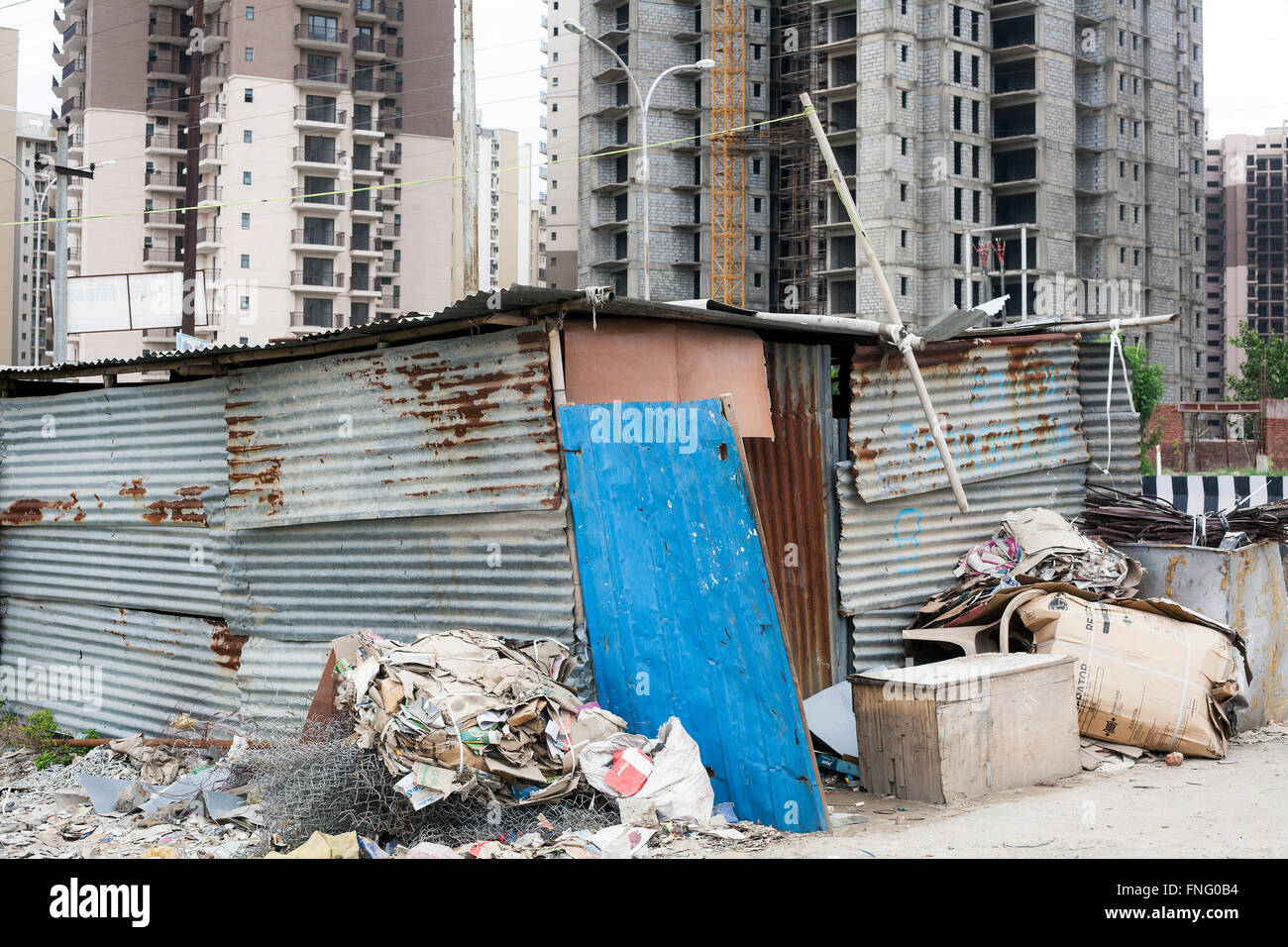 block of flats, tall buildings, modern suburb Stock Photo - Alamy