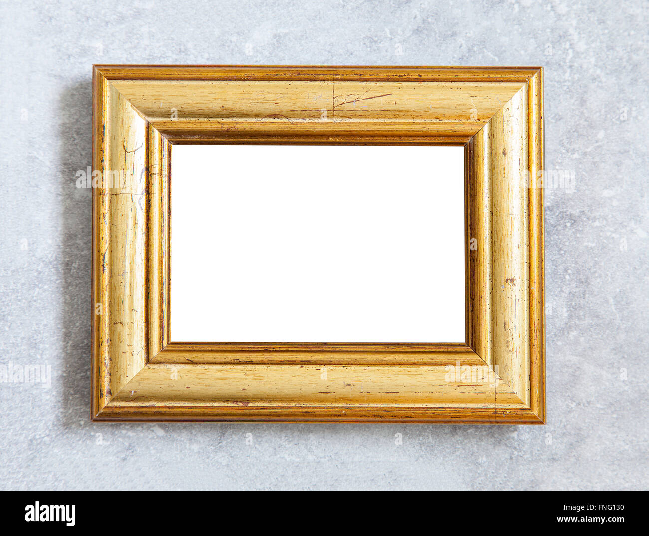 Image of a gilded frame mockup Stock Photo - Alamy
