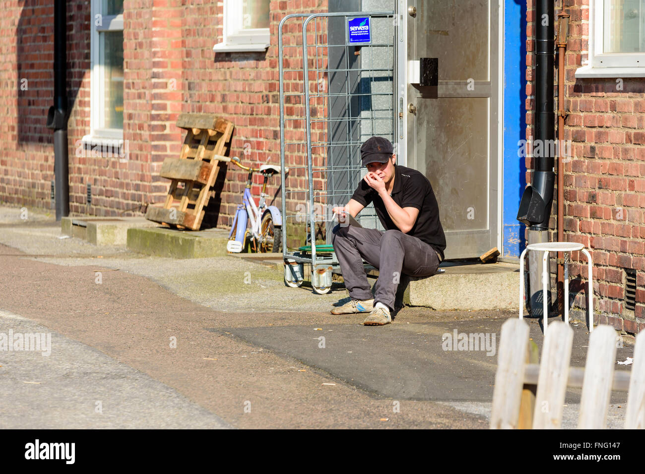 Smoke break hi-res stock photography and images - Alamy