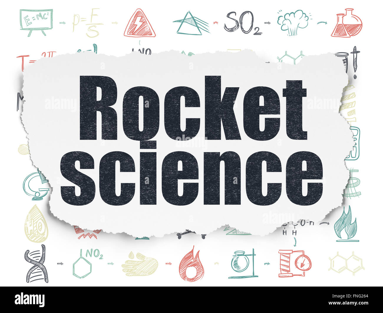 Science concept: Rocket Science on Torn Paper background Stock Photo ...