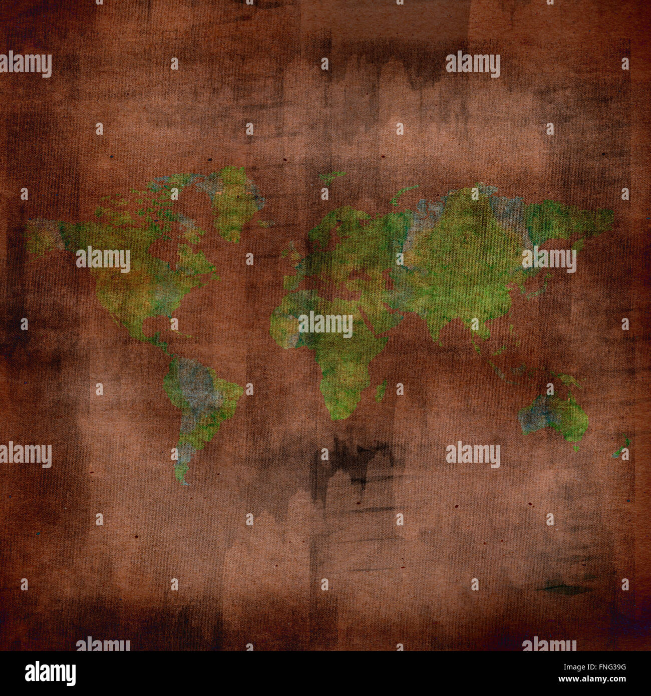 Watercolor world map hi-res stock photography and images - Alamy