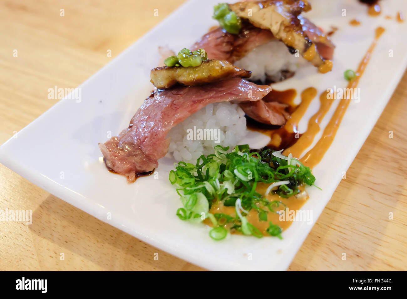 Wagyu beef sashimi hi-res stock photography and images - Alamy