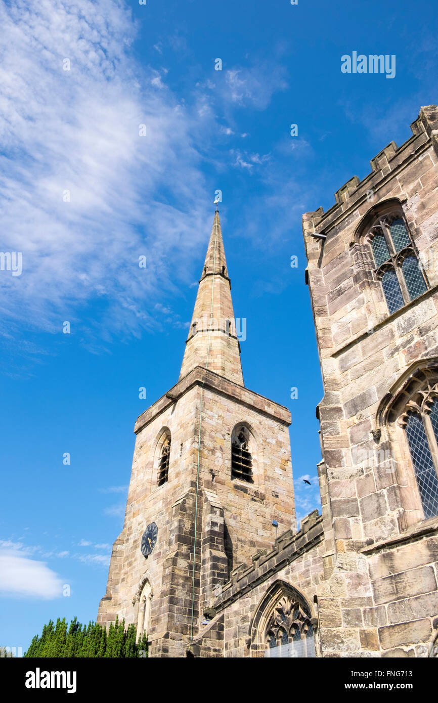St Mary's Church, Astbury Stock Photo - Alamy