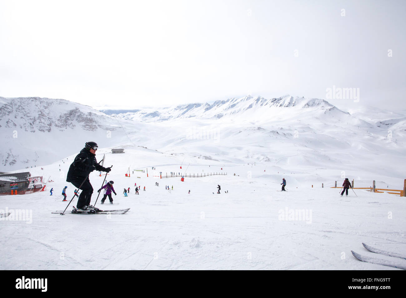 Tignes, France, Ski resort Stock Photo - Alamy