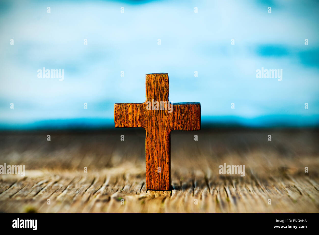 Rustic Cross Background