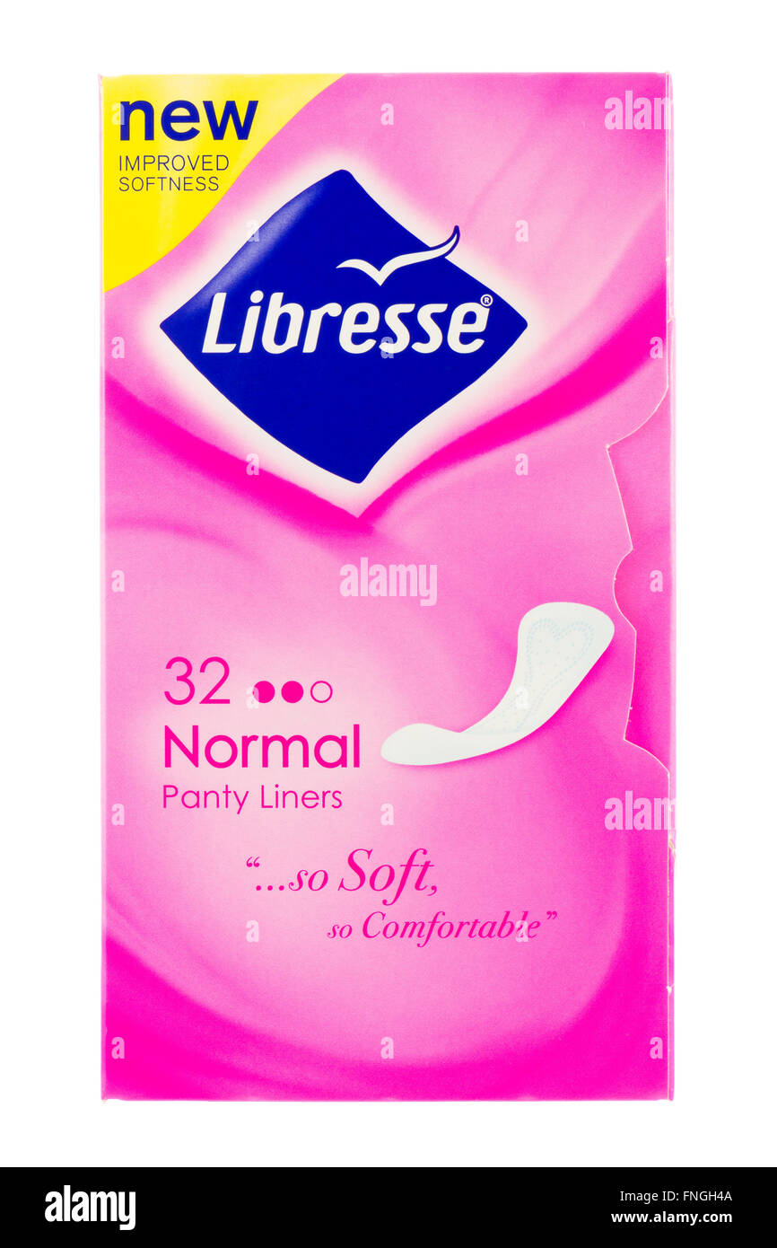 Box of Libresse Panty Liners Stock Photo - Alamy