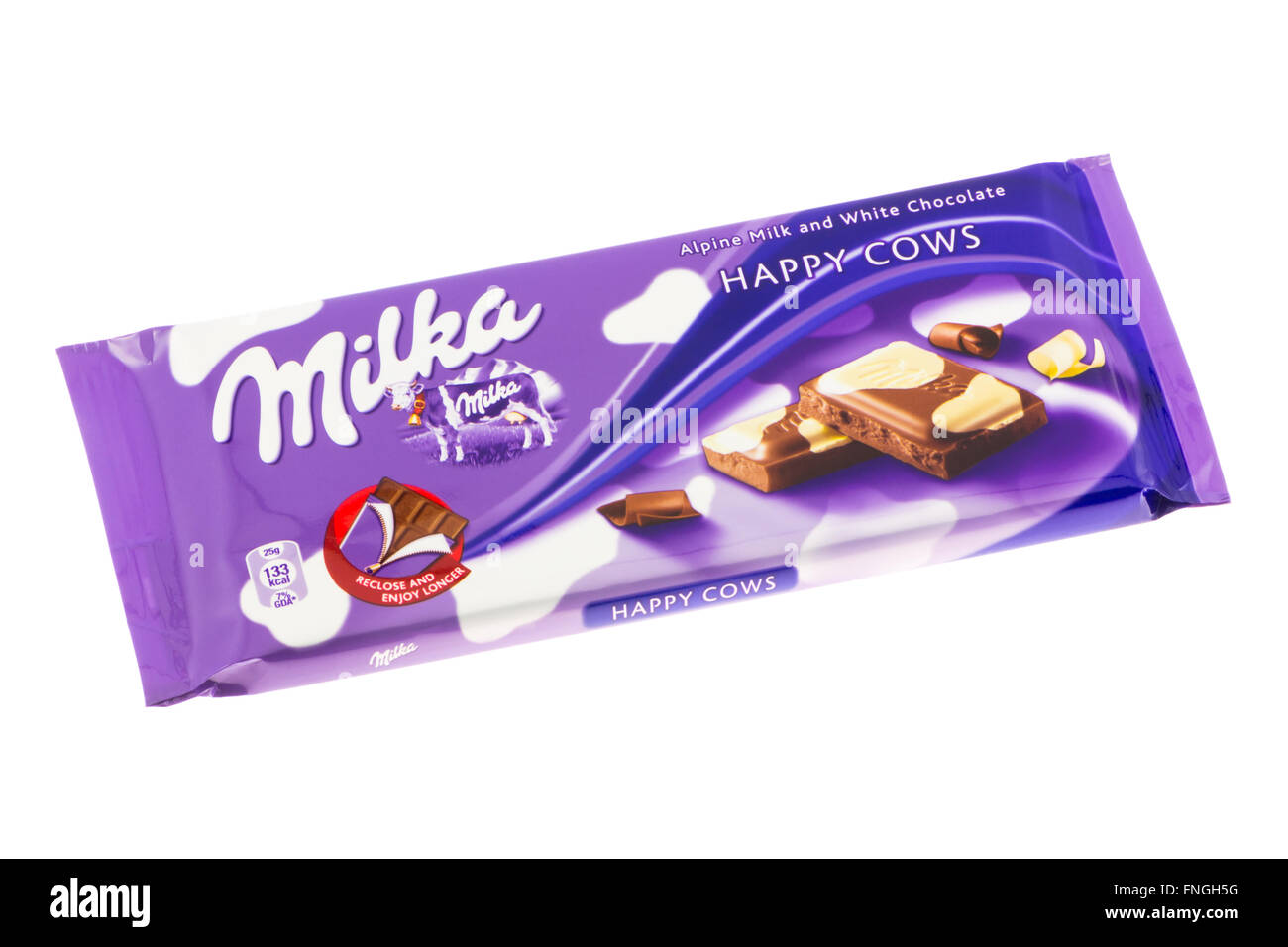 Milka Happy Cows Chocolate Stock Photo - Alamy