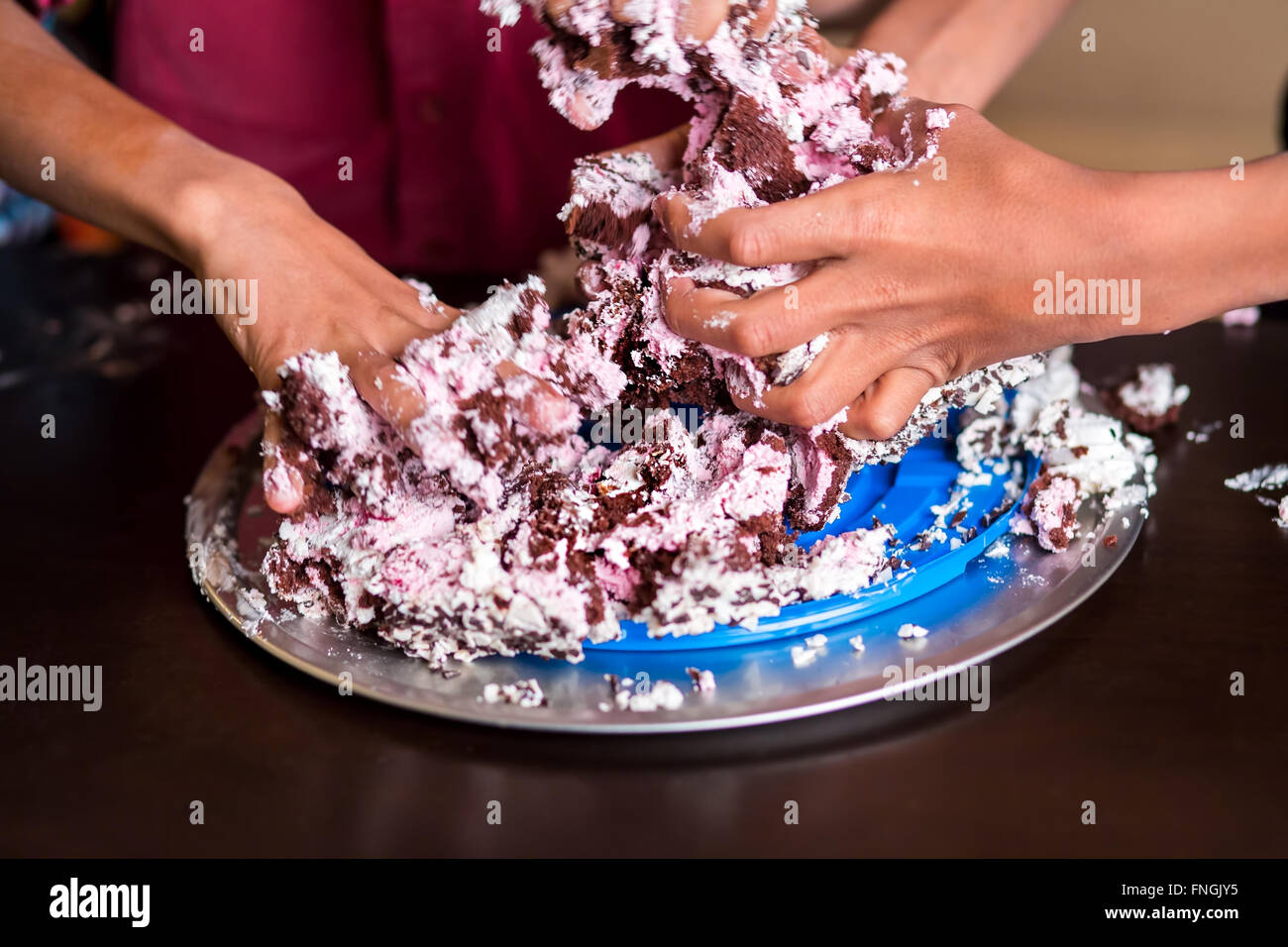 Destroyed Birthday Cake