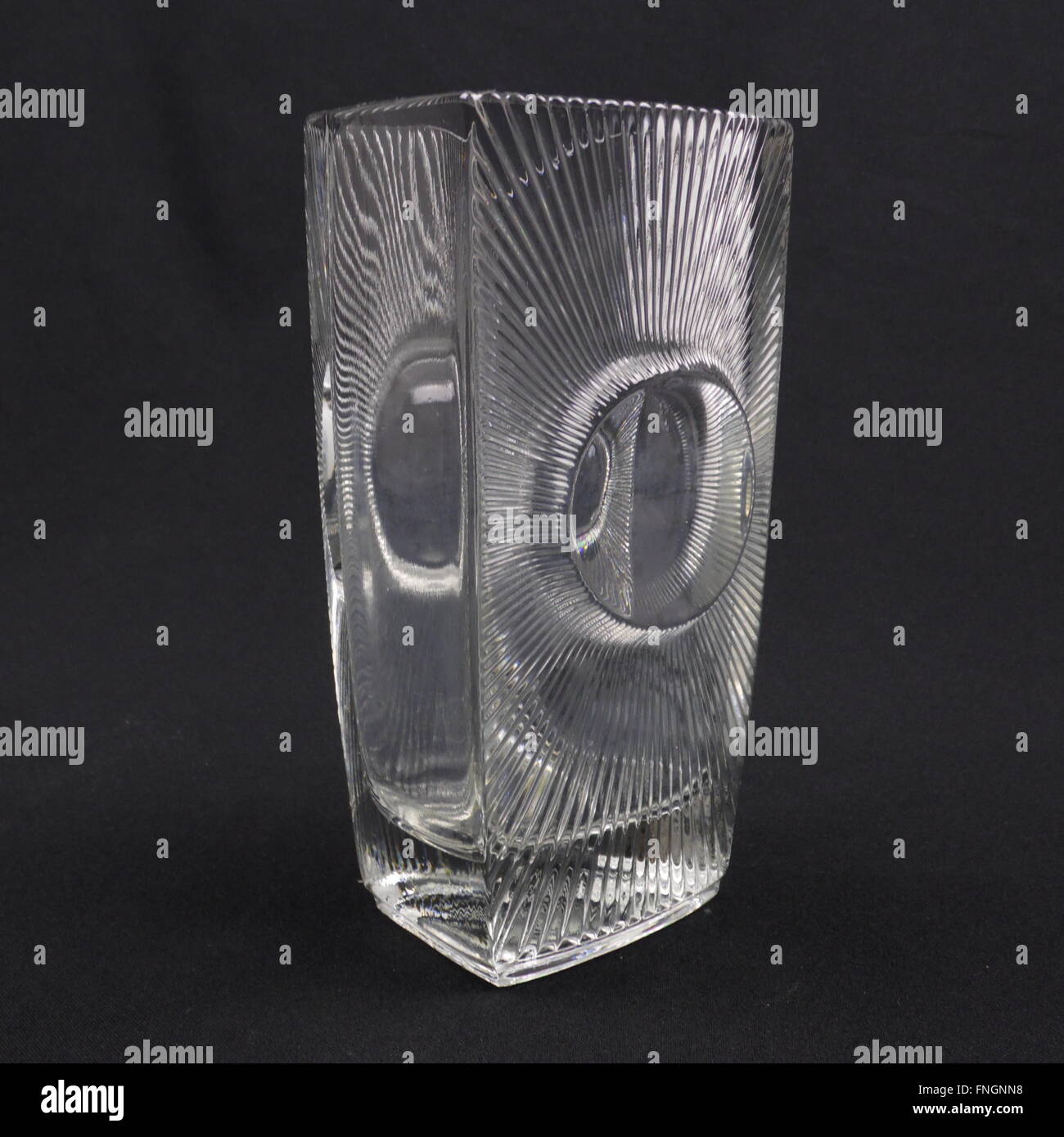 Libochovice Glassworks "Osaka" glass vase, designed by Rudolf Jurnikl ...