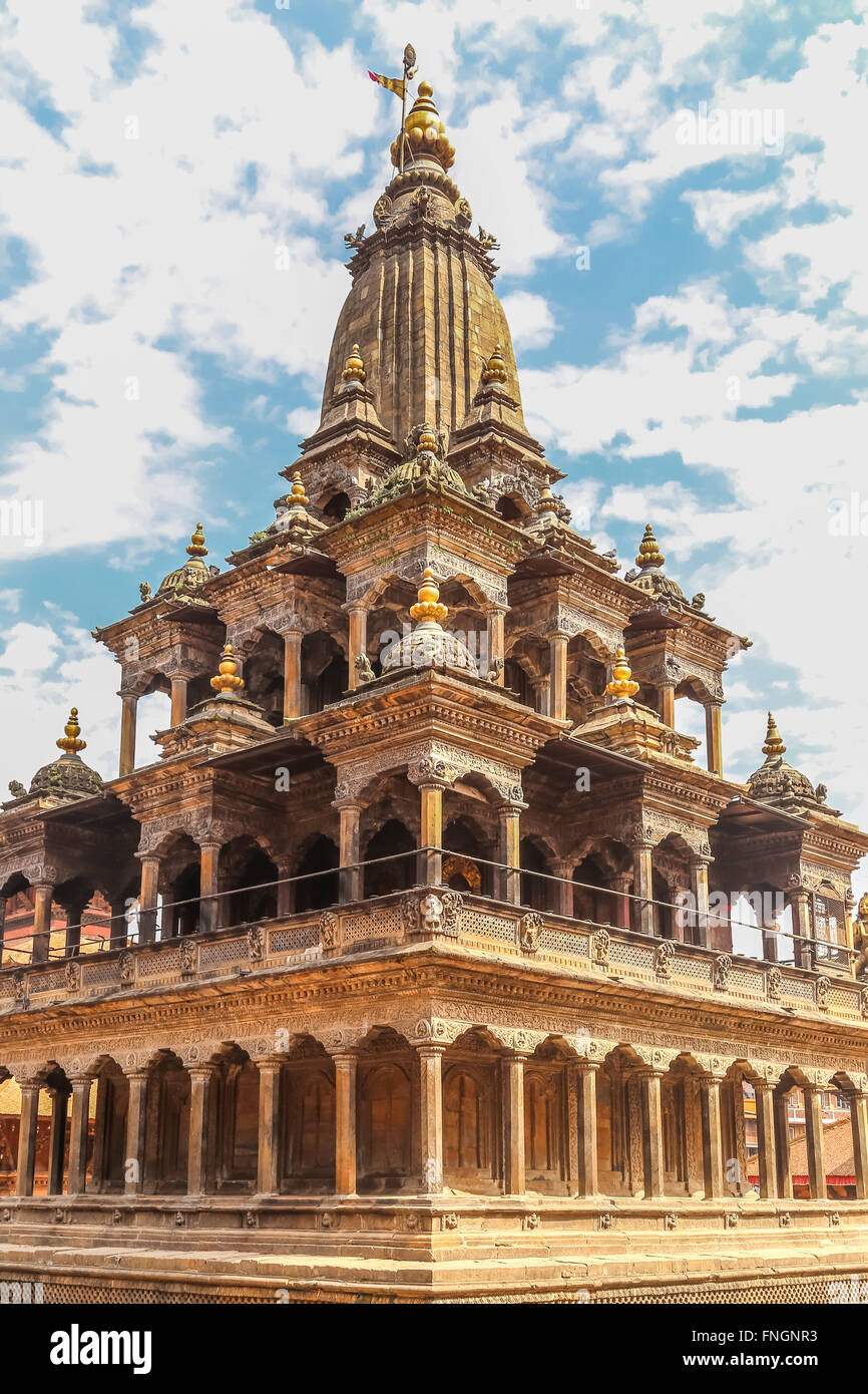 Great ancient temple, Durbar Square, Nepal Stock Photo - Alamy