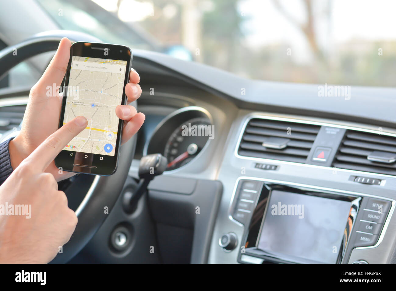 Hold map hi-res stock photography and images - Alamy