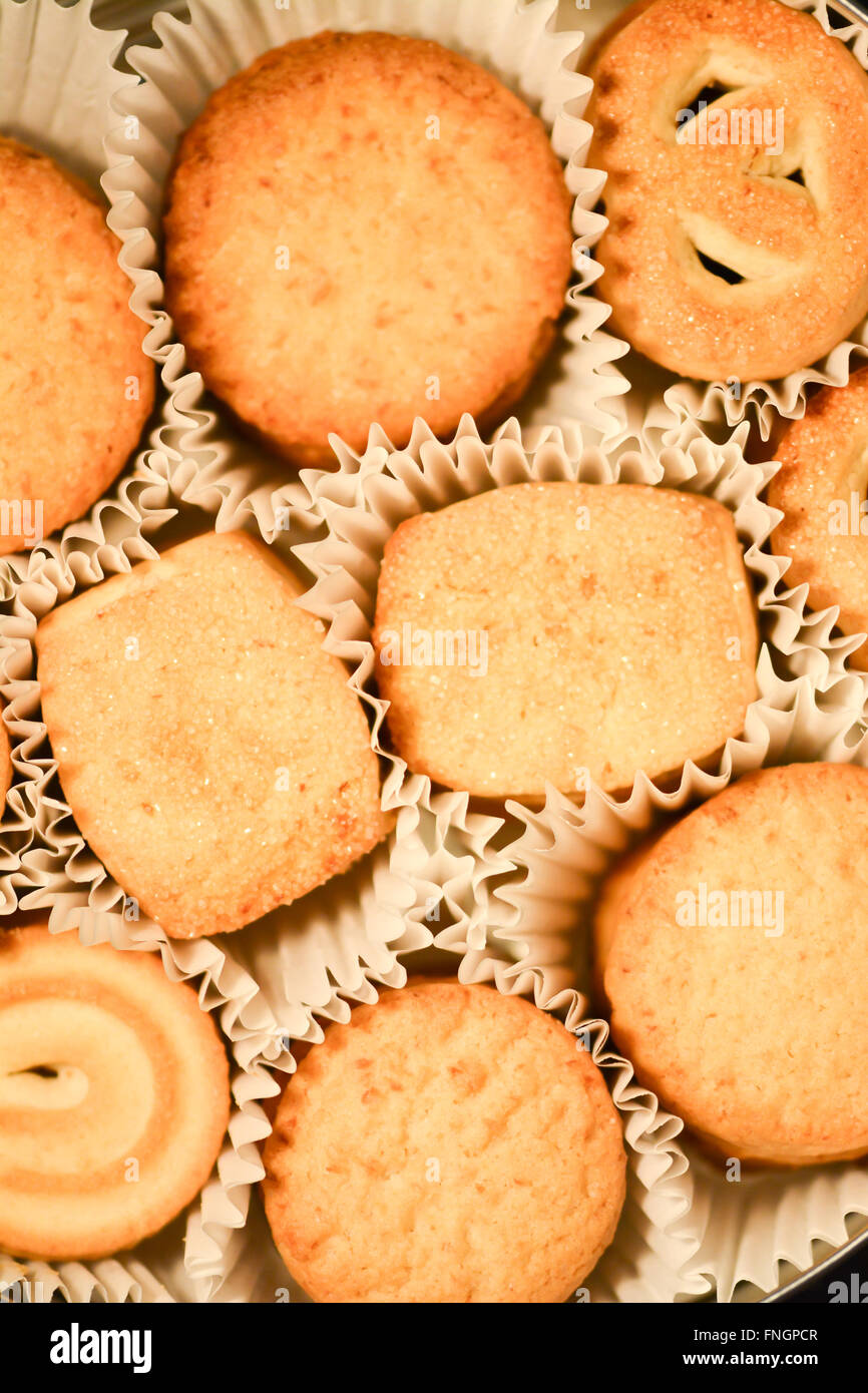 Close up butter cookies hi-res stock photography and images - Alamy