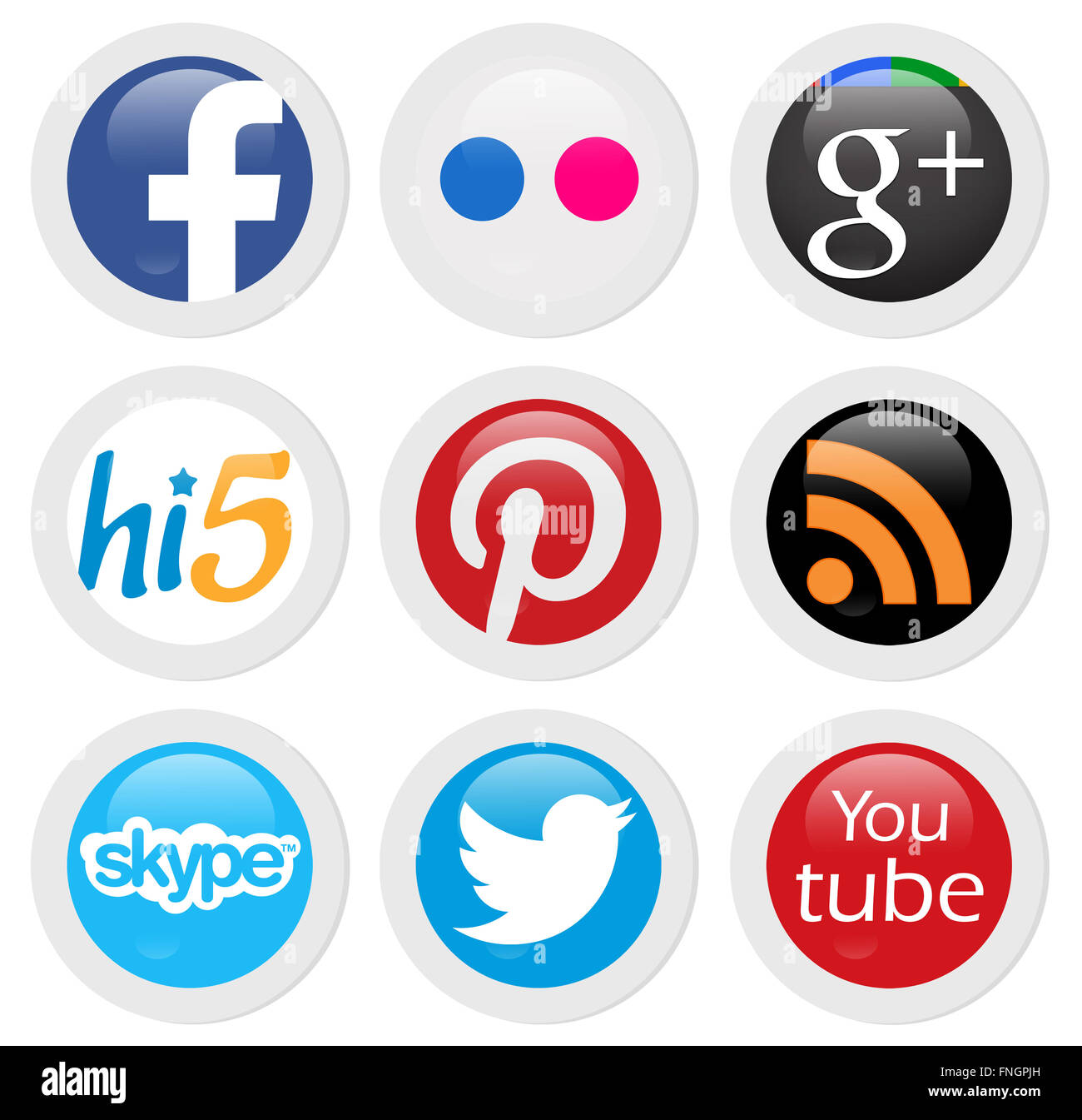 social network signs Stock Photo - Alamy