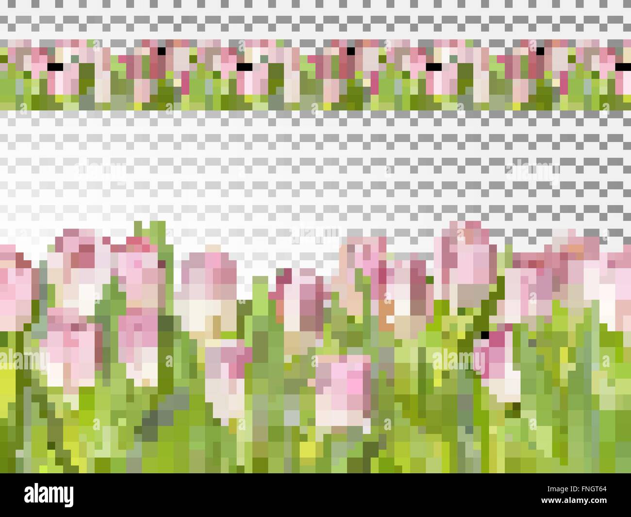 Spring seamless border background. EPS 10 Stock Vector Image & Art - Alamy