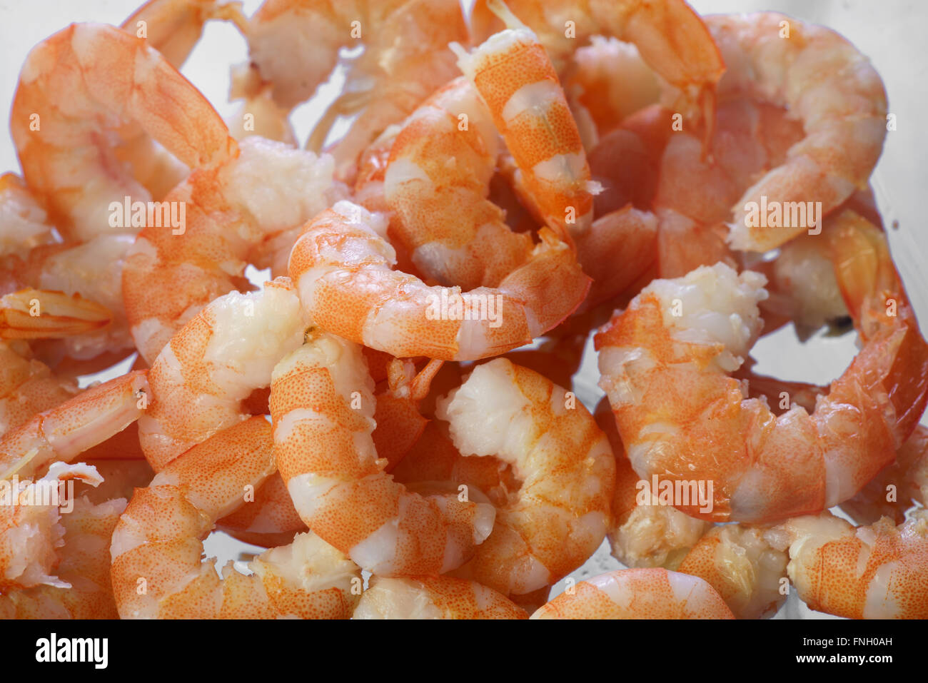 Cooked unshelled tiger shrimps close up Stock Photo - Alamy