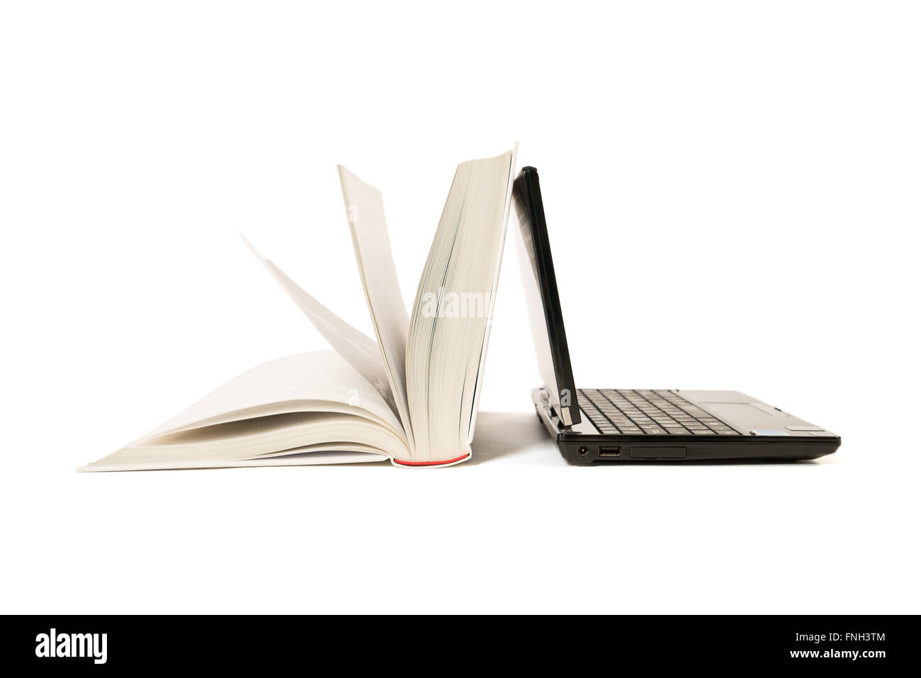 Laptop research books Cut Out Stock Images & Pictures - Alamy