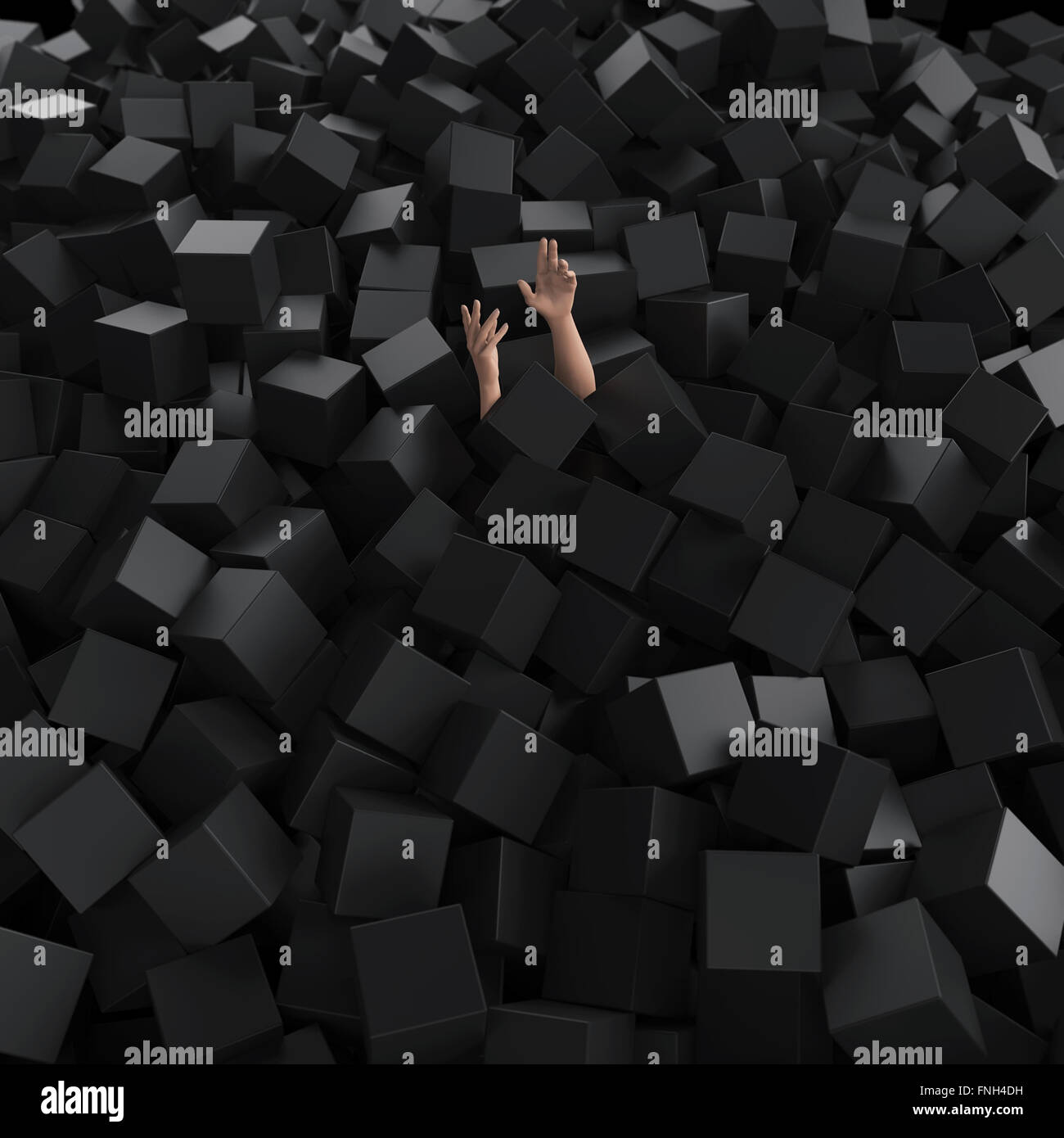 people under the rubble Stock Photo - Alamy