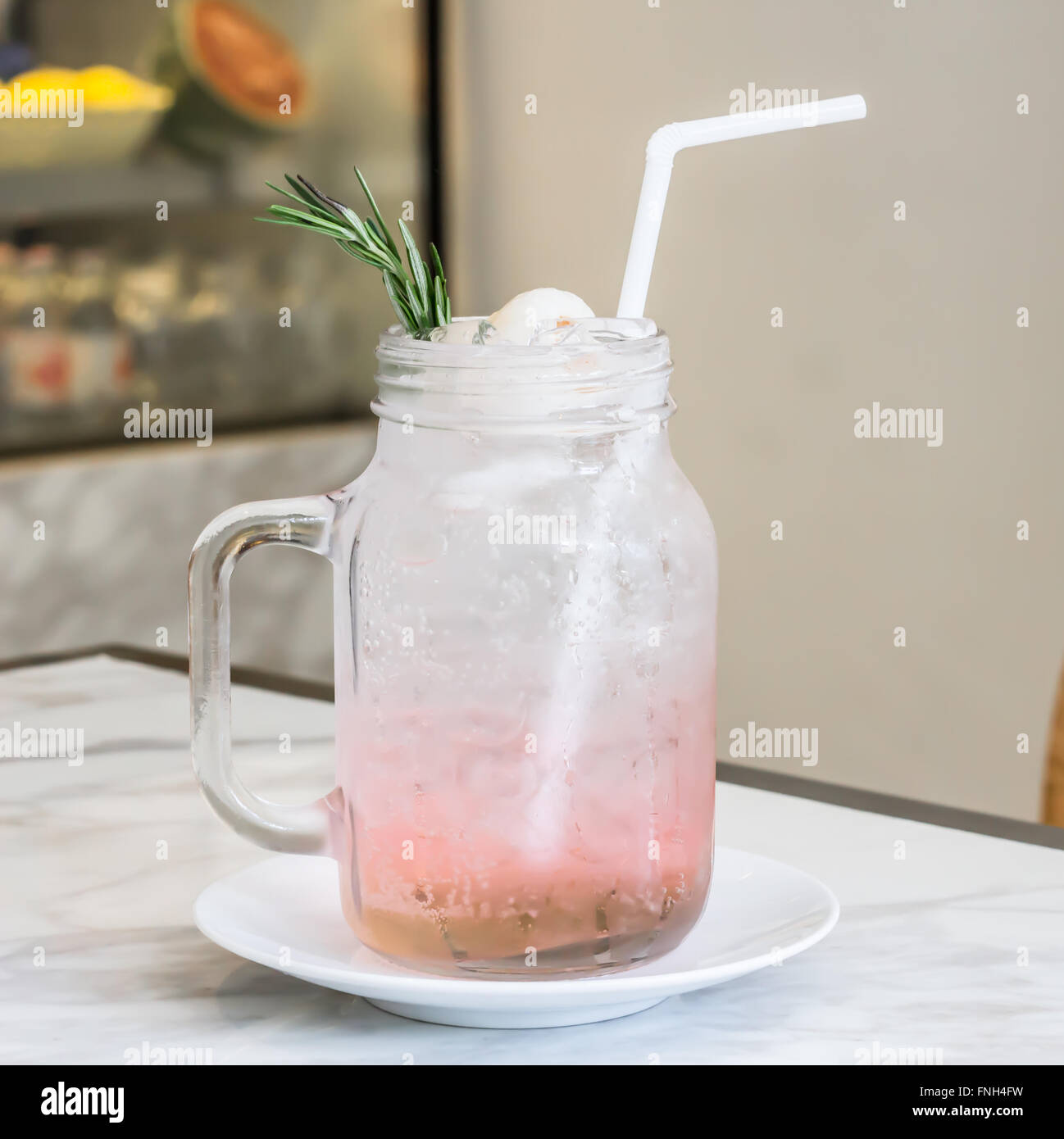Italian soda juice Stock Photo - Alamy