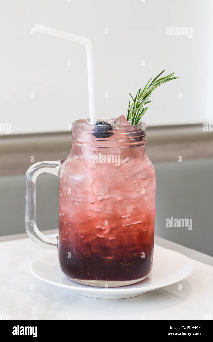 Italian soda juice Stock Photo - Alamy