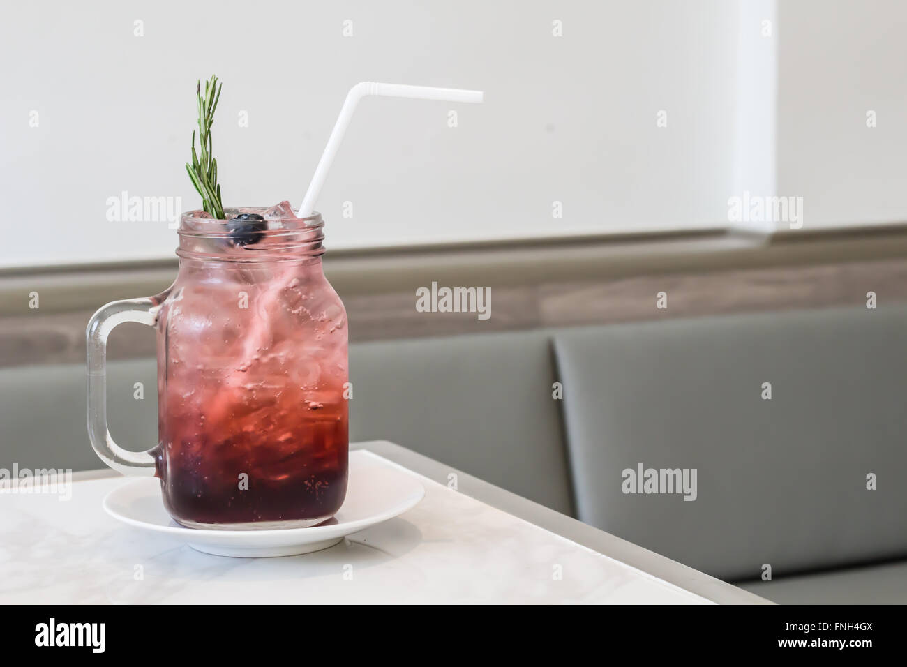 Italian soda juice Stock Photo - Alamy