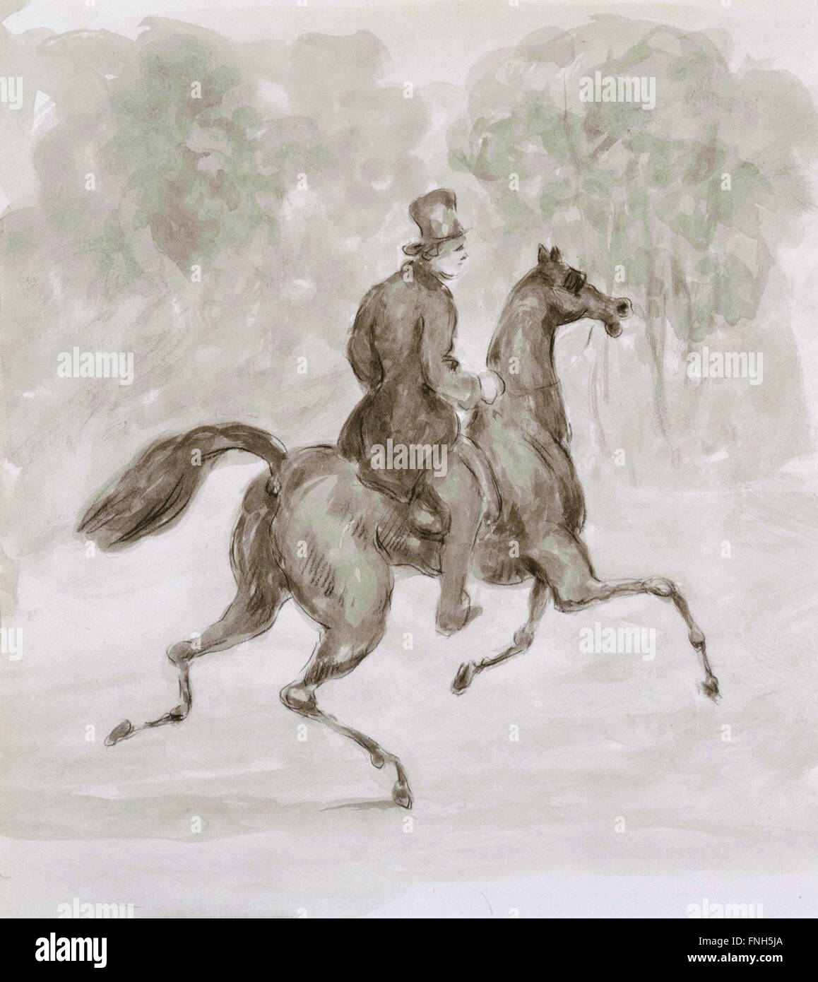 Man on horse hi-res stock photography and images - Alamy