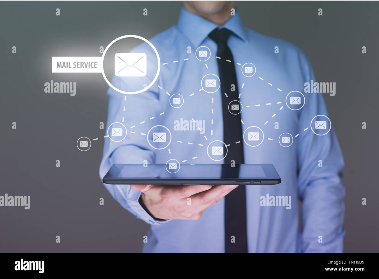 Sending email computer screen hi-res stock photography and images - Alamy