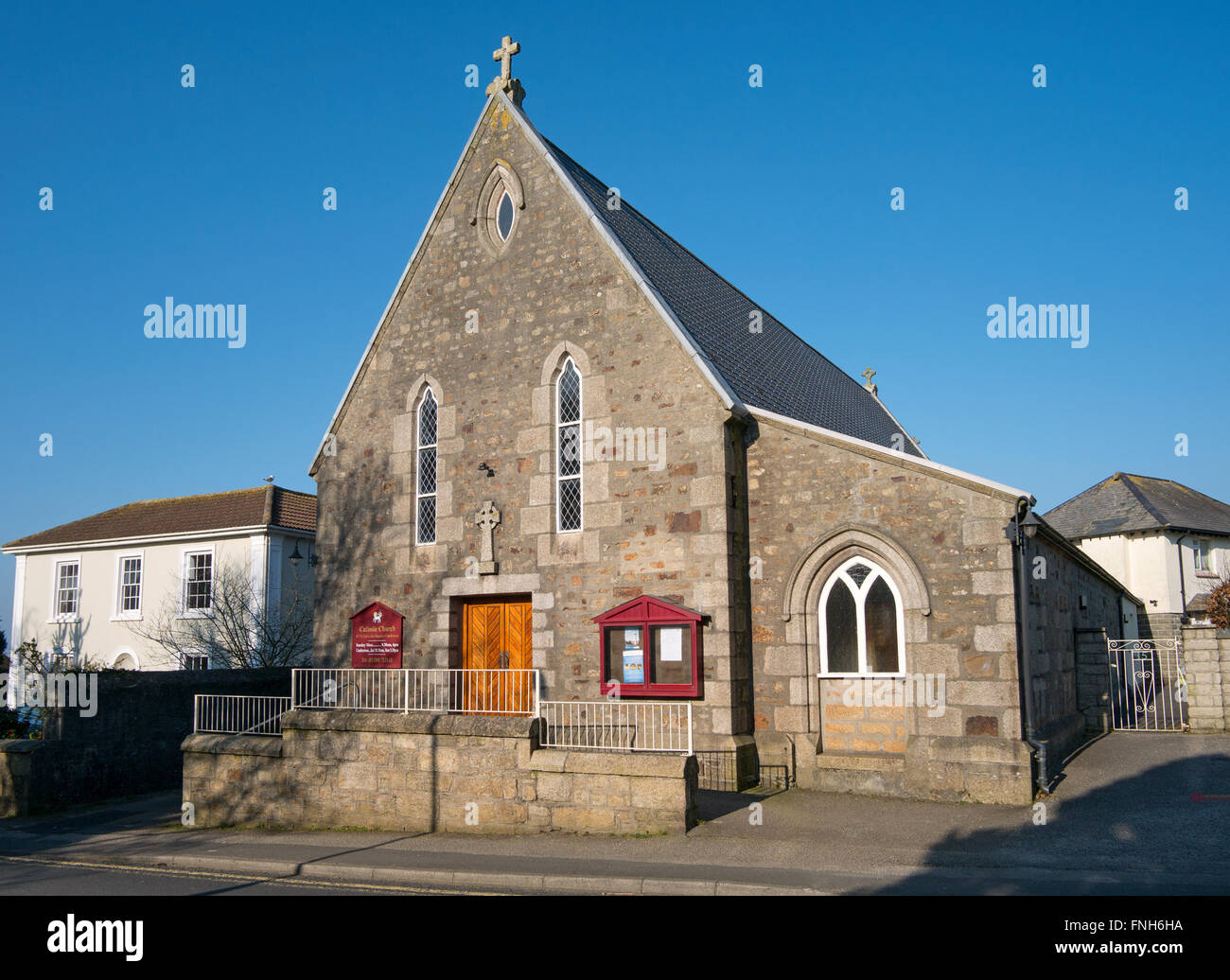 St John the Baptist Catholic Church in Camborne, Cornwall England Stock ...