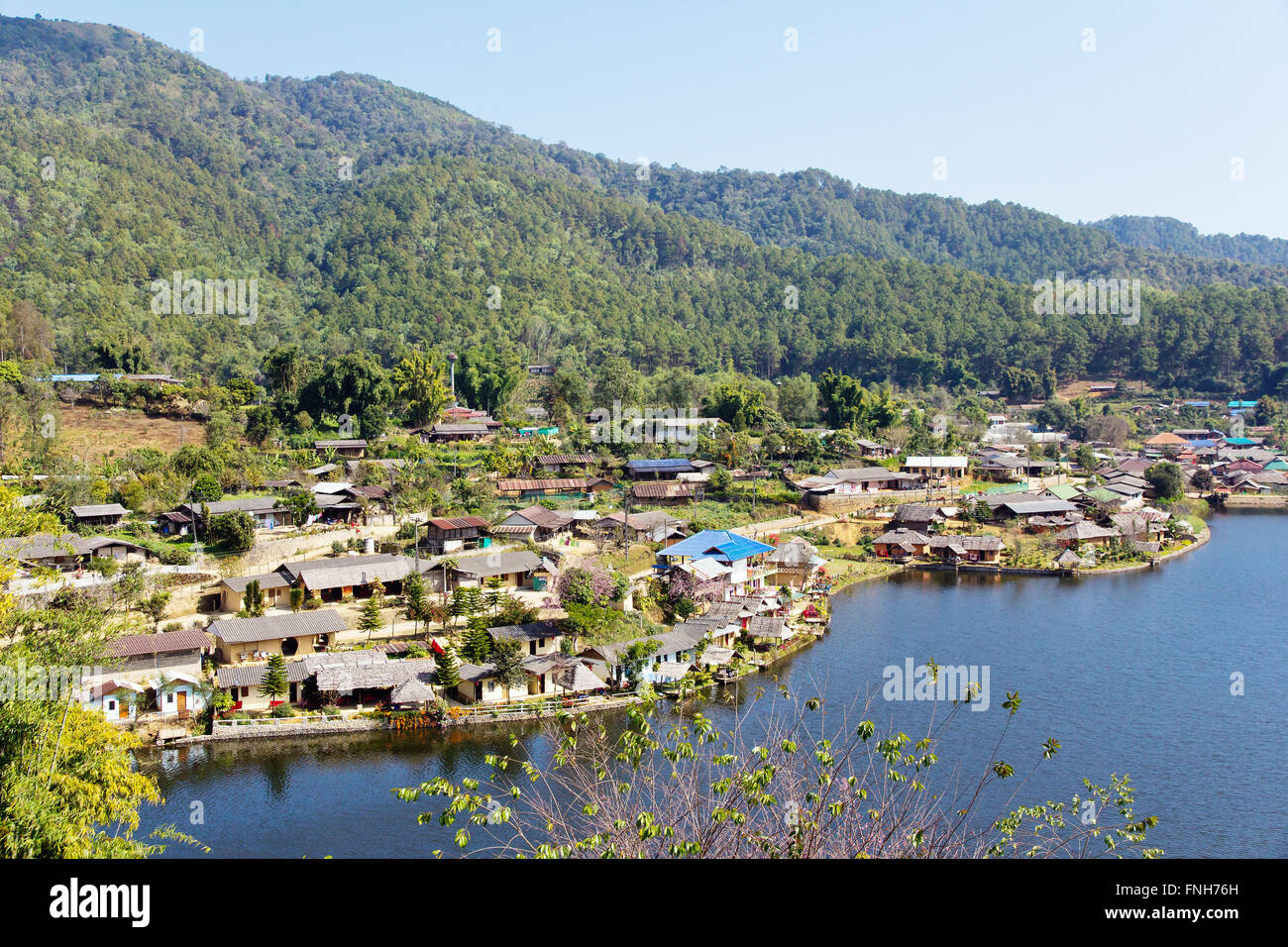 Ban Rak Thai (the Thai-loving village Stock Photo - Alamy