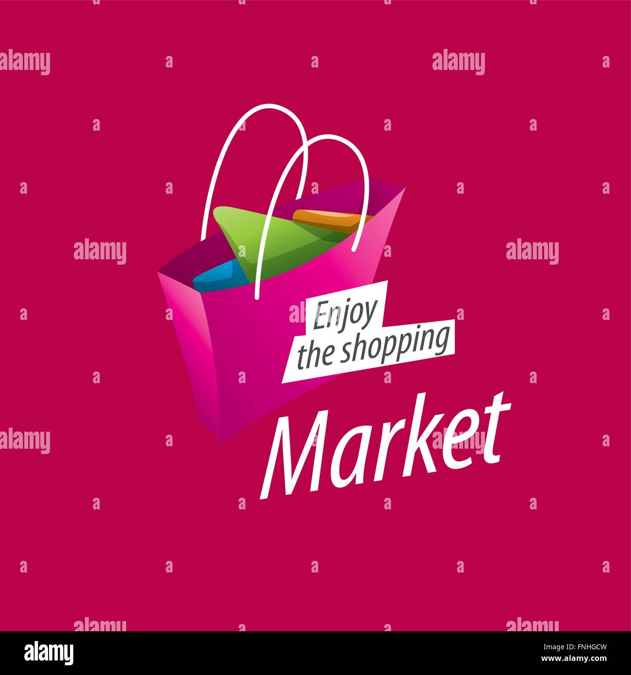 vector shopping logo Stock Vector Image & Art - Alamy