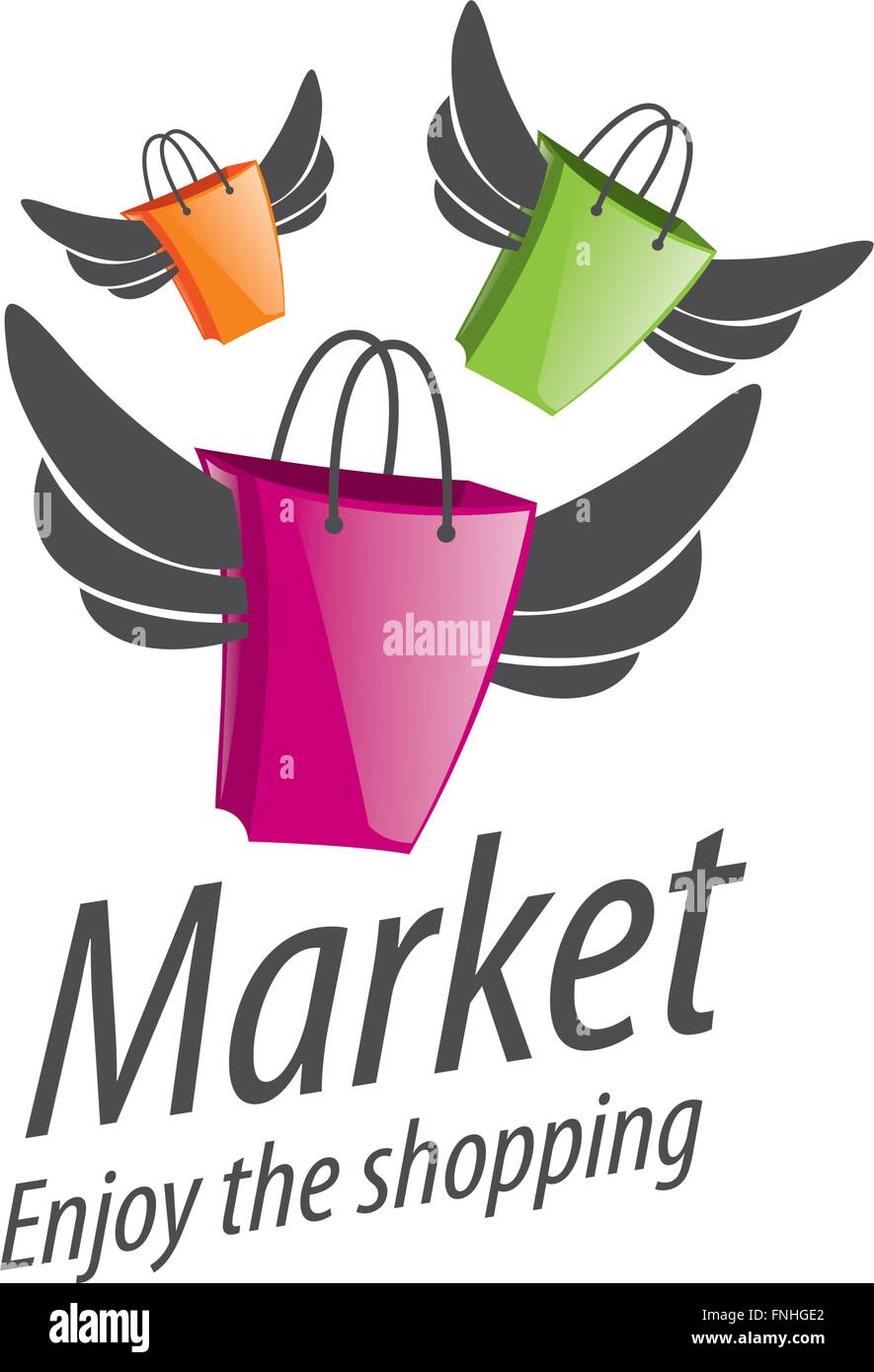 vector shopping logo Stock Vector Image & Art - Alamy
