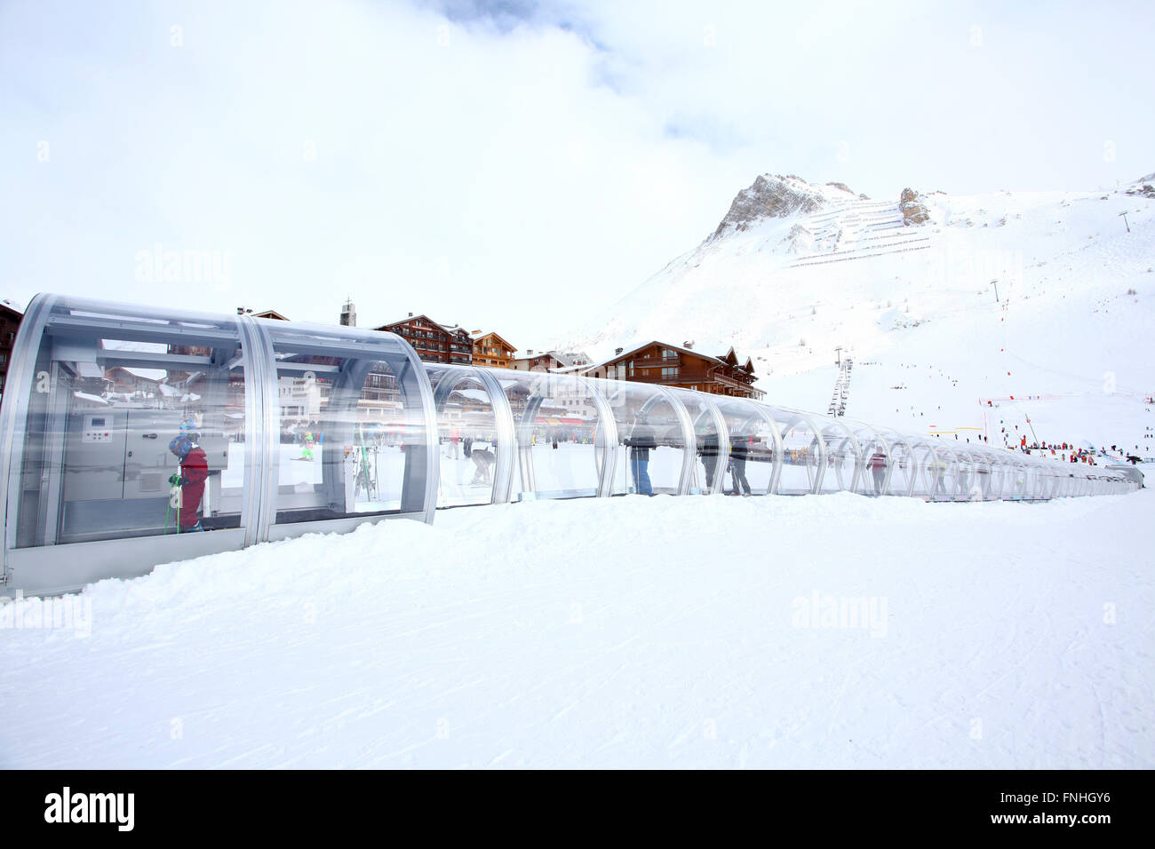 Ski lift at tignes ski resort hi-res stock photography and images - Alamy
