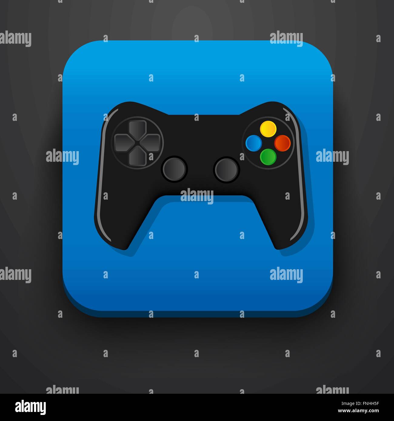 Game development gamepad icon Stock Vector Images - Alamy