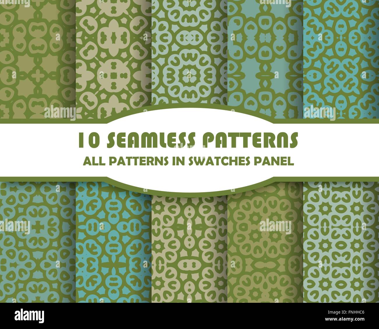 Vector of Seamless Patterns set Stock Vector Image & Art - Alamy