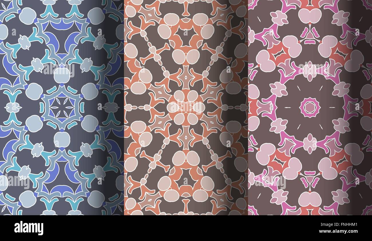 Vector of Seamless Patterns set Stock Vector Image & Art - Alamy