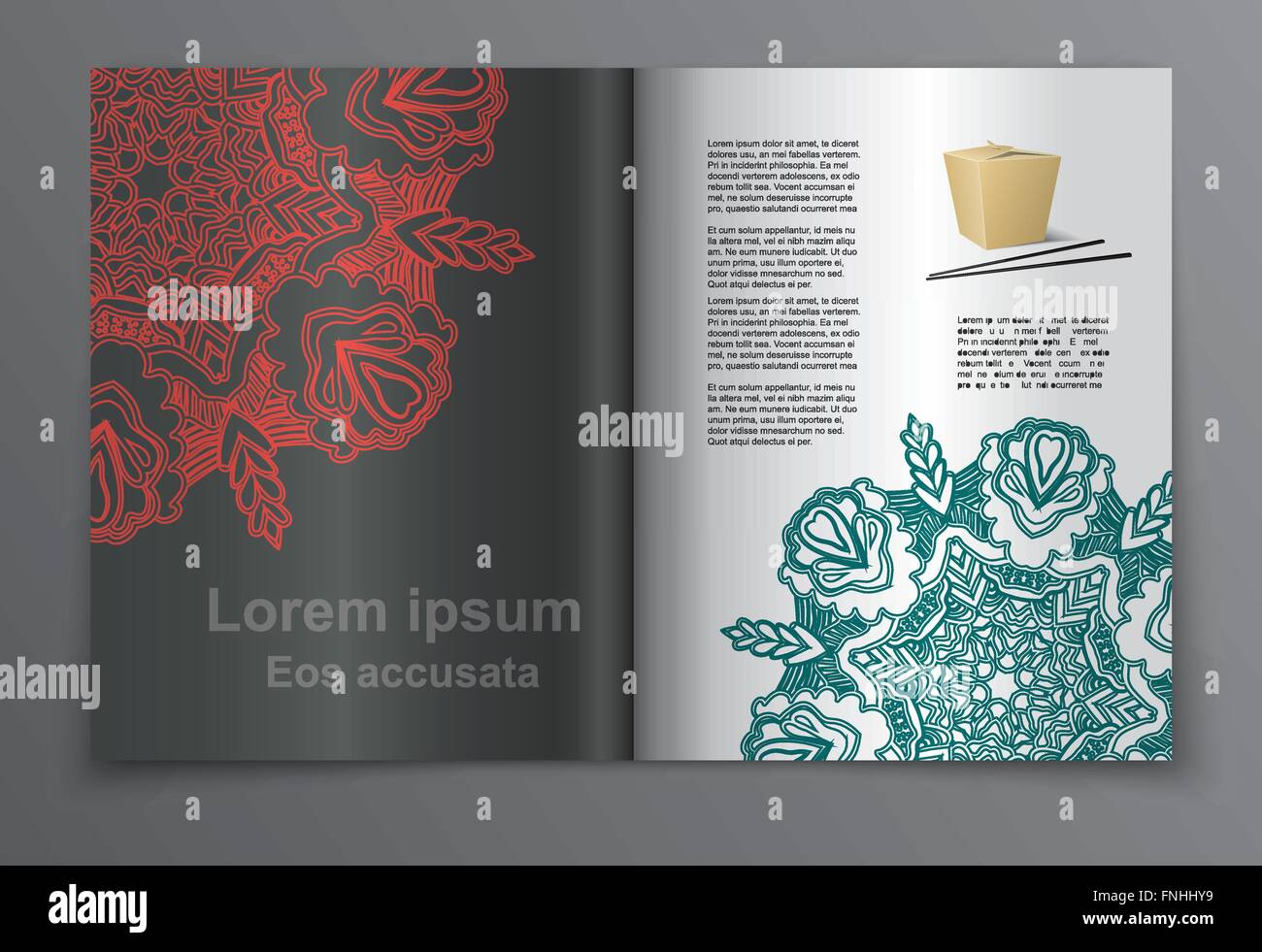 Magazine layout. Vector Stock Vector Image & Art - Alamy