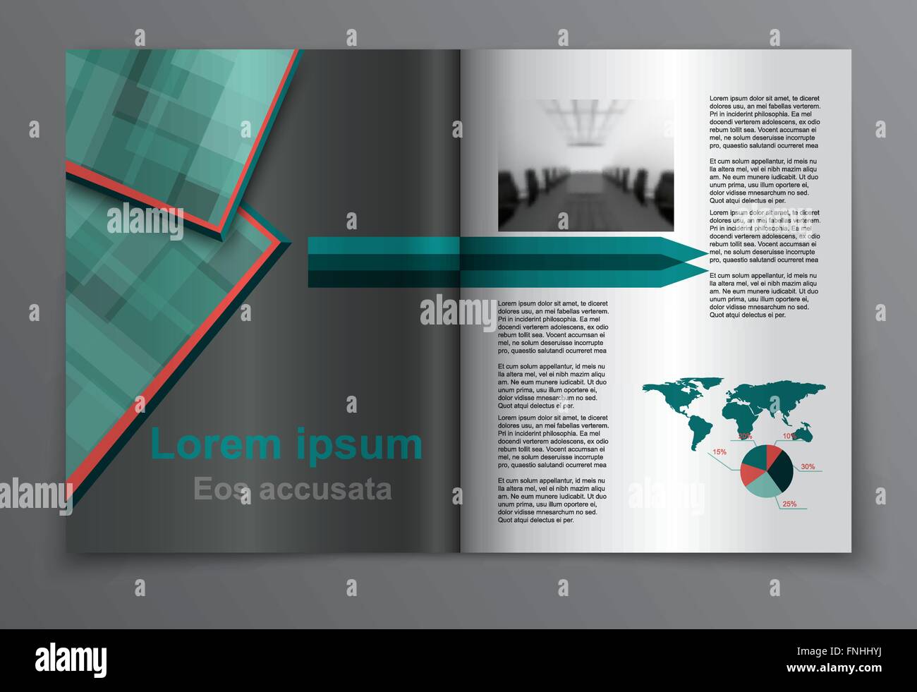 Magazine layout. Vector Stock Vector Image & Art - Alamy