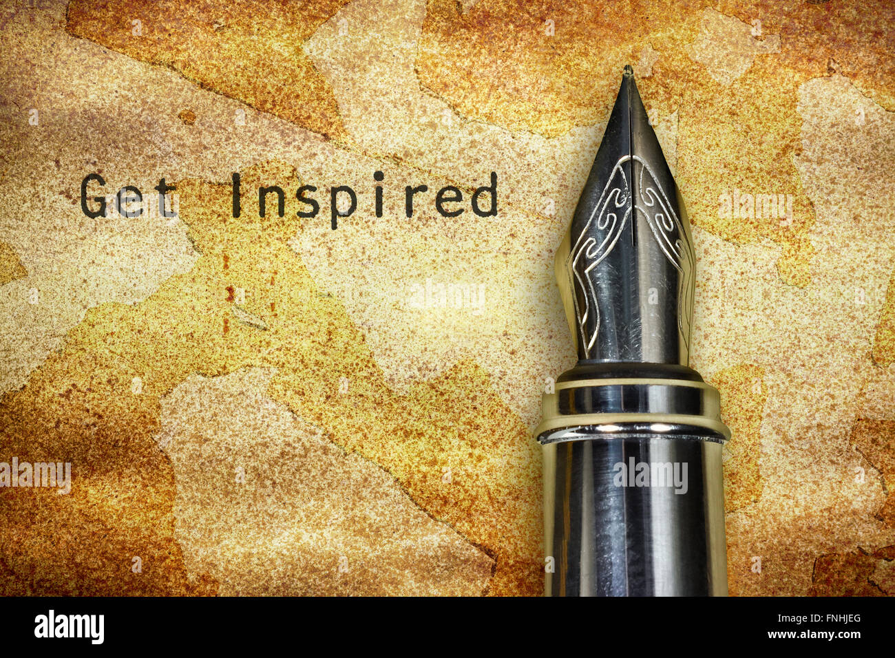 Inspired word hi-res stock photography and images - Alamy